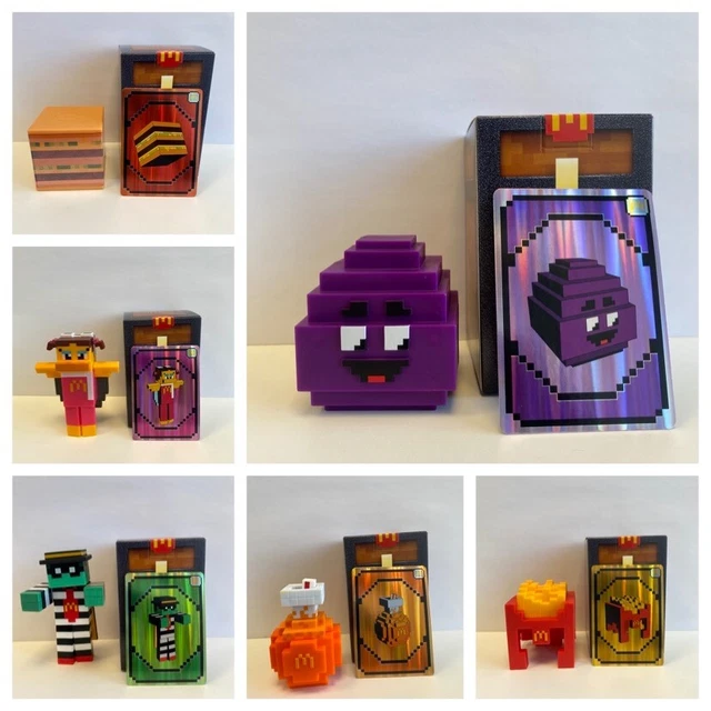 MCDONALDS MINECRAFT MOVIE 2025 Happy Meal Figur Grimassenei mit Code ...