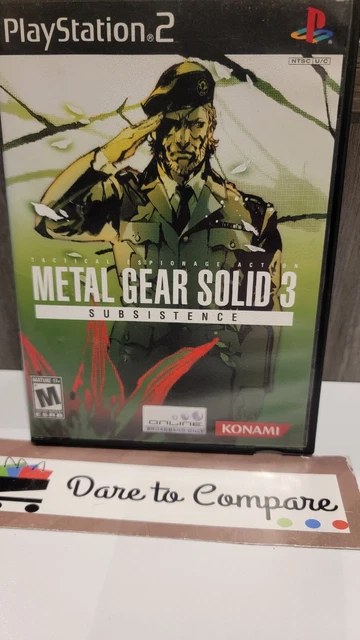 METAL GEAR SOLID 3: Subsistence (Sony PlayStation 2, 2006) PS2 - No ...