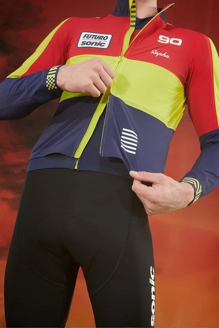 BNWT MULTI COLOR Rapha Pro Team Futuro Sonic Thermal L/S Cycling Jersey ...