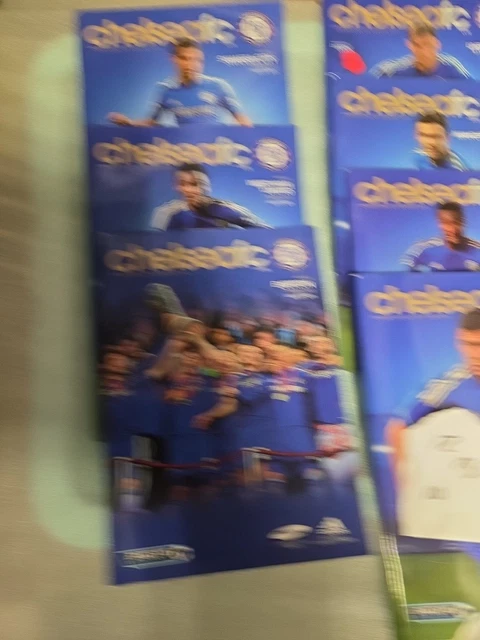 CHELSEA FOOTBALL PROGRAMMES home from 2012/13 10no £3.31 - PicClick UK