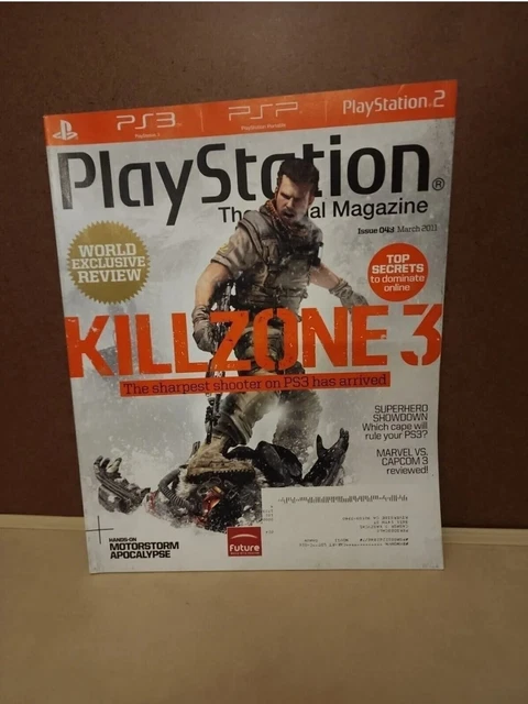 PLAYSTATION THE OFFICIAL Magazine PS3 PSP 43 March 2011 Killzone 3 £6. ...