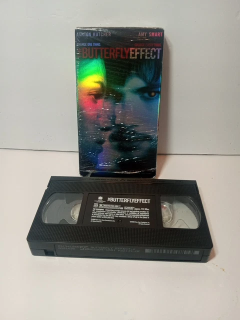 VINTAGE THE BUTTERFLY Effect VHS New Line 2004 Horror Ashton Kutcher ...