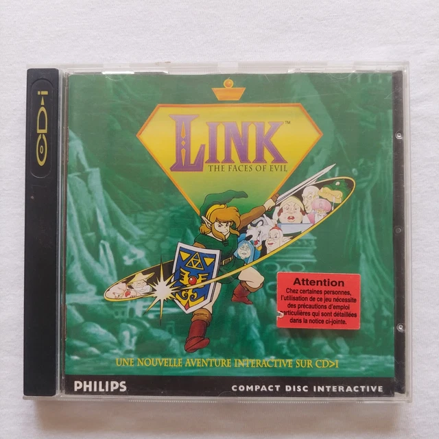PHILIPS CDI ZELDA Link: The Faces of Evil FR Excellent état EUR 199,00 ...