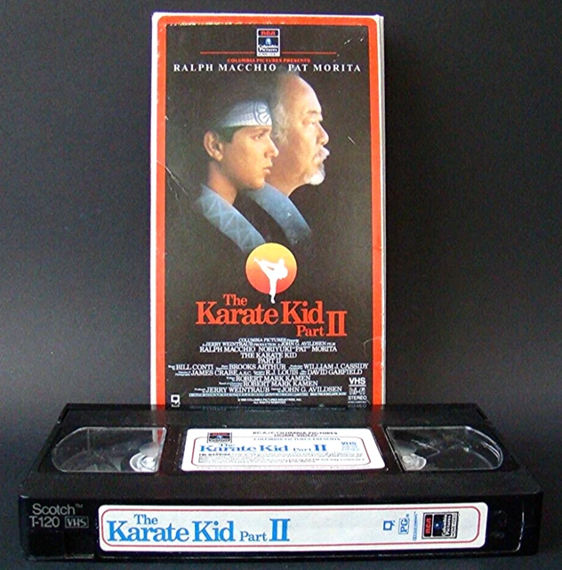 THE KARATE KID Part II VHS Tape 1985 RCA Side Load Martial Arts Film ...