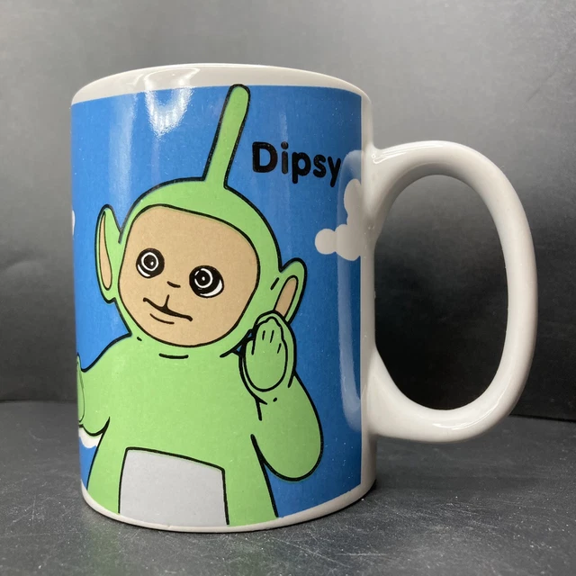 VINTAGE 1996 BBC Teletubbies Dipsy ceramic mug Ragdoll licensed by BBC ...