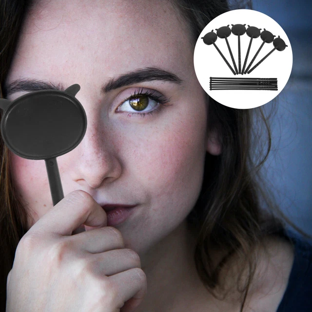 REVERSE SNELLEN VISION Visor Eyesight Test Tool Shading Plate £7.68 ...