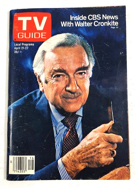 1979 TV GUIDE April 21-27 Walter Cronkite CBS Stockard Channing Maya ...