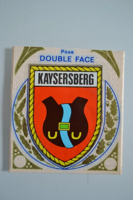 KAYSERSBERG ECUSSON BLASON Adhesif Double Face Armoiries Heraldique ...
