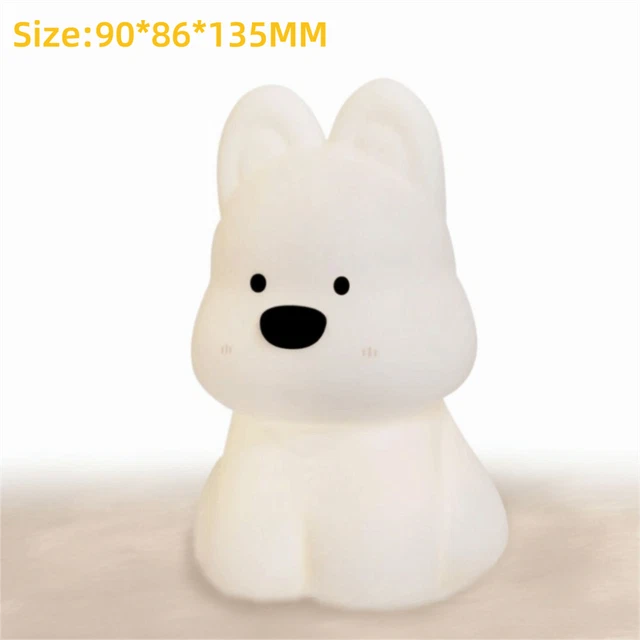 SILICONE NIGHT LIGHT Rechargeable Dog Night Light Bedroom Decor £9.86 ...