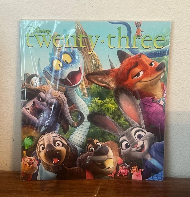 DISNEY TWENTY-THREE D23 Magazine Fall 2025 Zootopia 2 Tron Ares, NEW ...