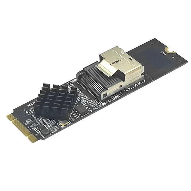 CARTE D'EXTENSION M.2 NVME Vers SFF-8087 SATA3.0 Carte Adaptateur de Disque8465 EUR 22,79 ...