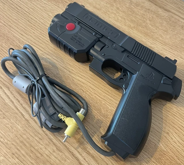 GUNCON CONTROLLER PS1 NPC-103 Black Japan Official OEM Playstation 1 ...
