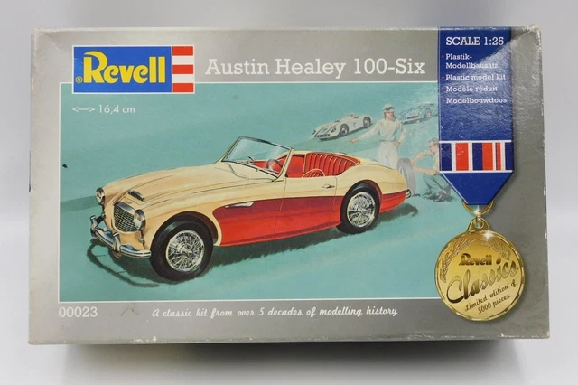REVELL AUSTIN HEALEY 100-six Vintage Kunststoff Modell Kit Treppe 1:25 ...