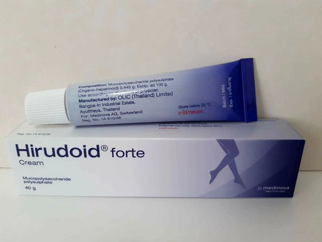 HIRUDOID FORTE CREAM Scar Bruises Keroid Stretchmarks Burn 20 g x 2 £28 ...
