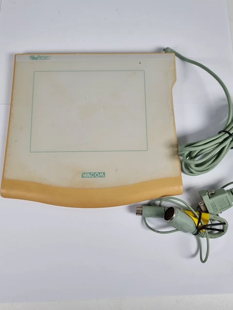 WACOM PEN PARTNER Graphics Tablet CT-0405-R | Vintage PS/2 Art Pad + Adapter £19.95 - PicClick UK