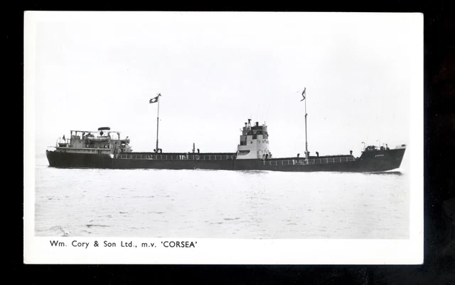 CB0050 - WM Cory & Son Collier - Corsea , built 1957 - postcard £2.50 ...
