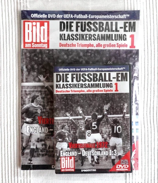 NEU DIE FUSSBALL-EM Klassikersammlung 1 Bild am Sonntag DVD ...
