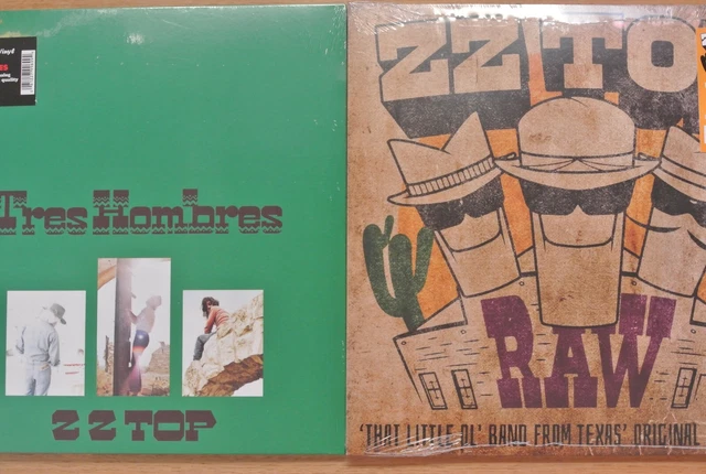 Zz Top Tres Hombres Lp 180g Raw Soundtrack Lp Ltd Tangerine Vinyl