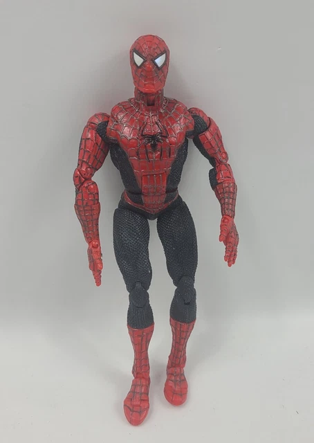 MARVEL LEGENDS SPIDER-MAN 2 Movie Poseable Magnetic Figure ToyBiz 2004 ...