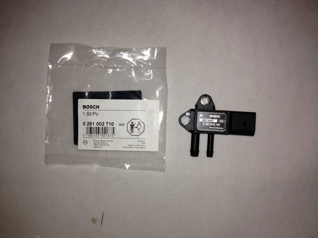 BOSCH FLUE GAS PRESSURE SENSOR DIFFERENTIAL PRESSURE SENSOR VW Audi ...