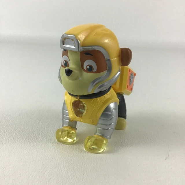 FIGURINE PAW PATROL Mighty Pups Rubble Light Up jouet Dog Nickelodeon ...