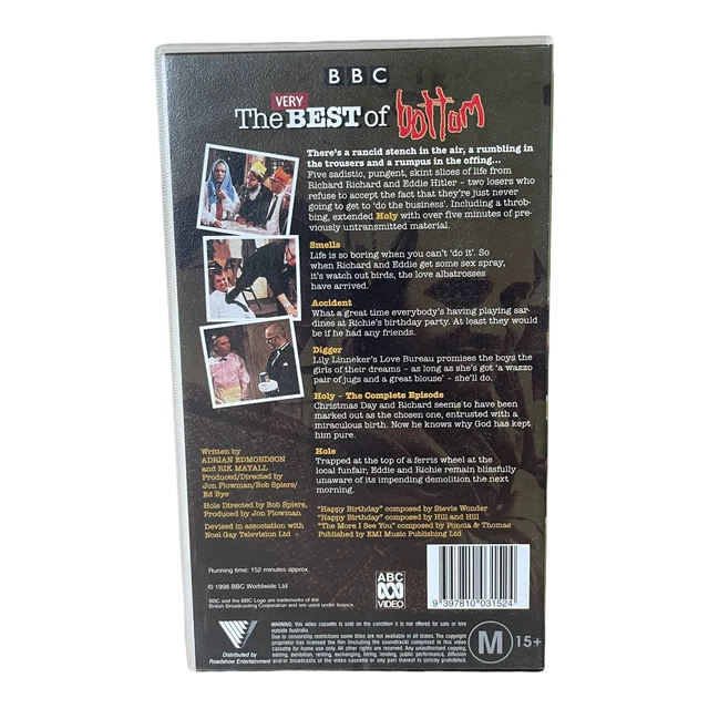 THE VERY BEST Of Bottom VHS - GC/AUS/PAL/PG/Vintage/Comedy/Stand-Up 🐙 ...