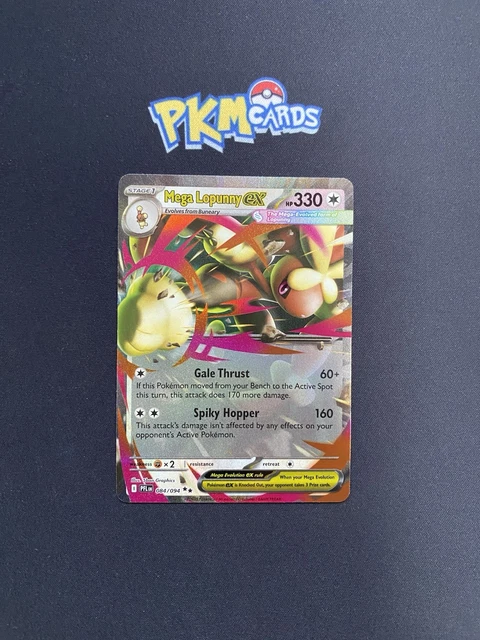 POKÉMON TCG MEGA Lopunny Phantasmal Flames 084/094 Double Rare NM. £3. ...