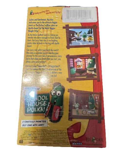 VEGGIETALES SUMO OF the Opera VHS 2004 Sealed New Big Idea Kids Video ...
