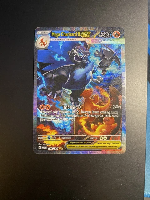 POKÉMON TCG MEGA Charizard Ex 125/094 SIR Phantasmal Flames £495.00 ...