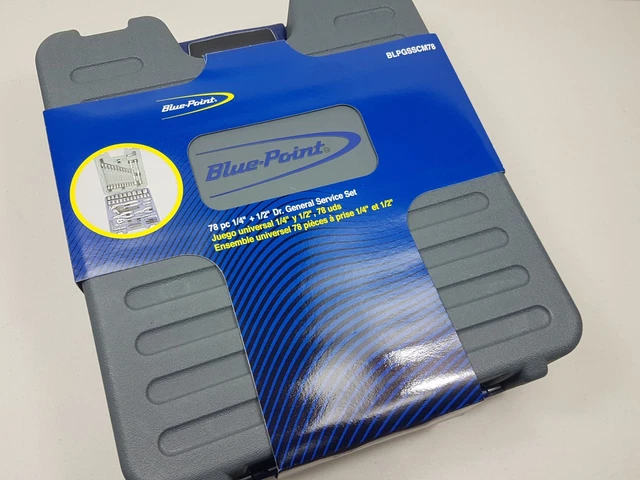 BLUE POINT 78PC Socket & General Service Set - As sold by Snap On ...