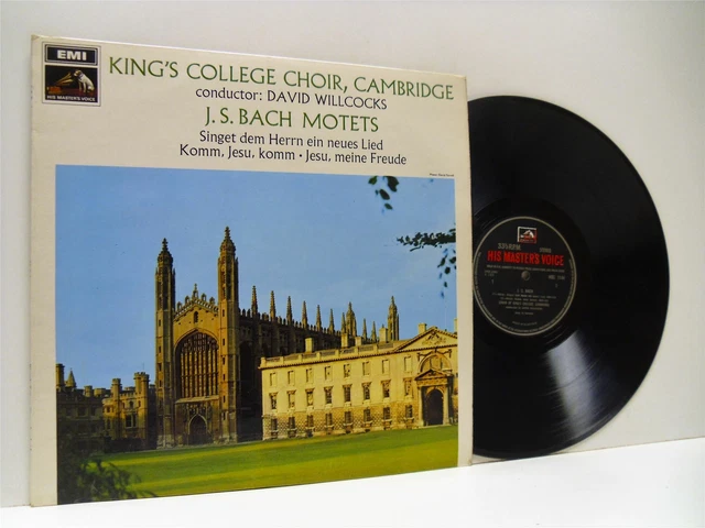 KING'S COLLEGE CHOIR CAMBRIDGE, WILLCOCKS bach motets LP EX+/EX, HQS 1144, vinyl $20.63 ...
