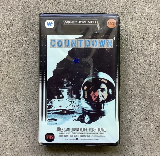 COUNTDOWN VHS RARE Warner Home Video Clamshell Sci Fi Thriller James Caan Space EUR 13,21 ...