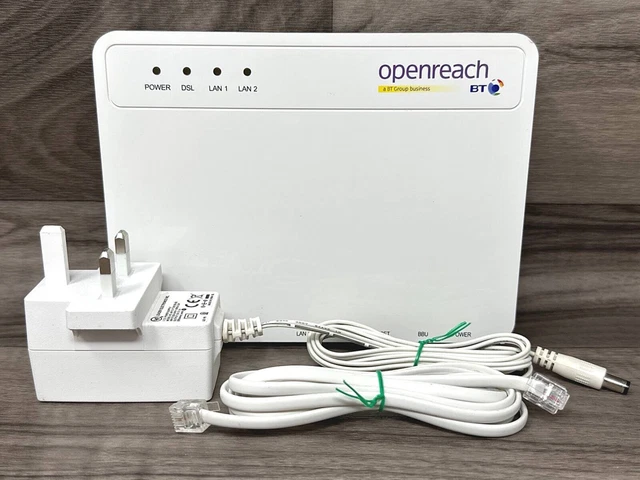 BT OPENREACH ECI B-FOCuS Fibre VDSL FTTC Broadband Modem Tested ...