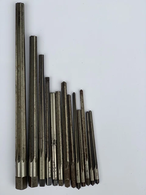 JOB LOT OF Engineering Machine Shank Reamers. In Used Condition. Drill ...