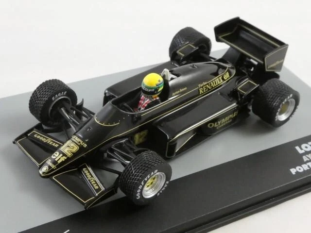 ALTAYA LOTUS RENAULT 97T #12 Ayrton Senna winner Portugal GP 1985 1/43 ...