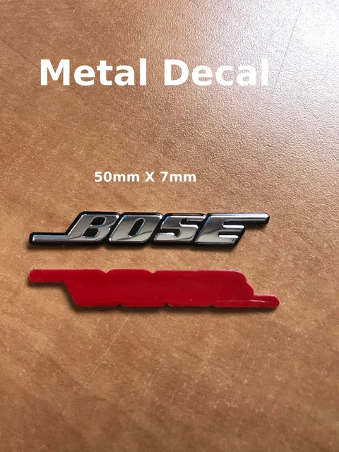 BOSE METAL DECAL Sticker Badge Logo Two Decal Included M140-2 $14.00 ...