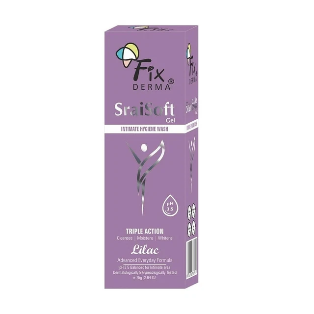 FIX DERMA SRAISOFT Gel Intimate Hygiene Wash 75ml $23.63 - PicClick CA