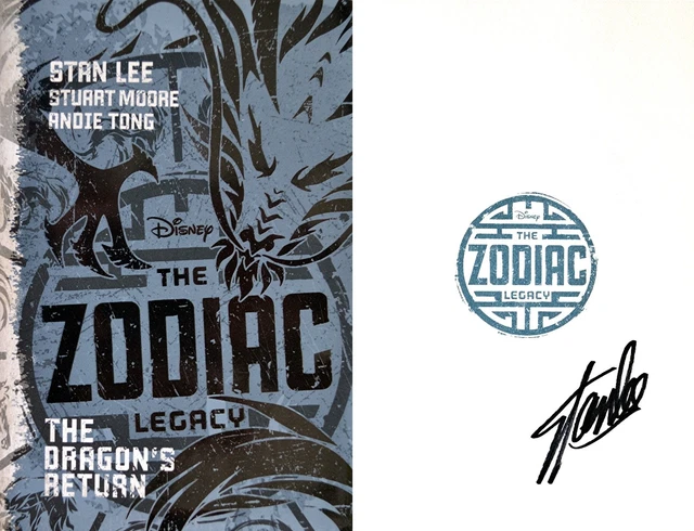 STAN LEE ~ SIGNÉ ~ The Zodiac Legacy: Dragon's Return ~ 1er/1ère ...