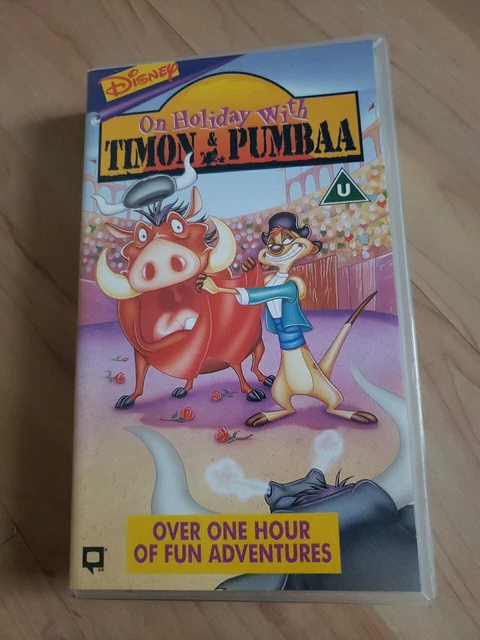 DISNEY ON HOLIDAY With Timon & Pumbaa Vhs £14.00 - PicClick UK