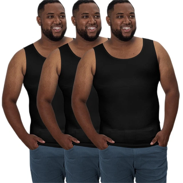 GYNECOMASTIA COMPRESSION SHIRTS for Men - Sleeveless Slimming ...