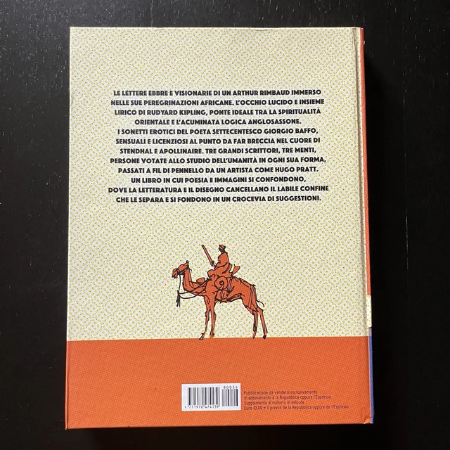 LIBRO VIAGGIO CON KIPLING / RIMBAUD E BAFFO L’arte di Hugo Pratt n° 26 ...