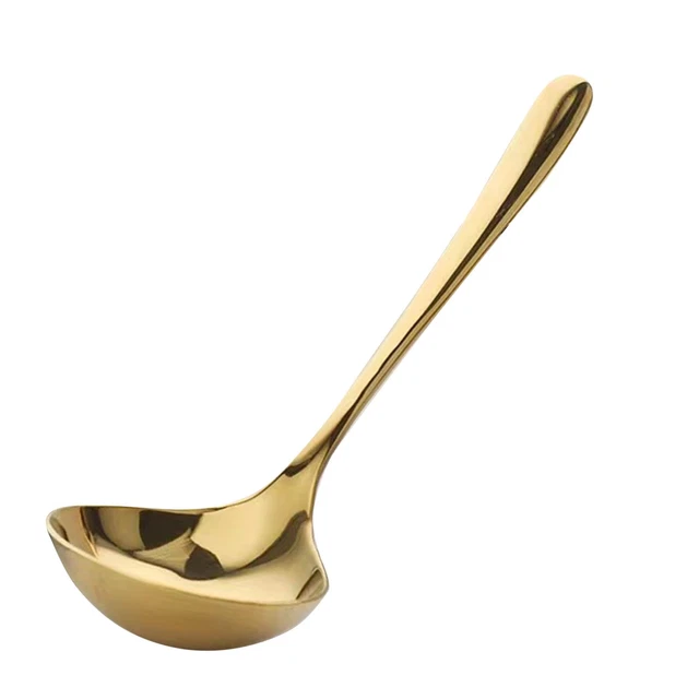 KITCHEN SOUP LADLE Stainless Steel Cooking Ladle Large Capacity Serving ...