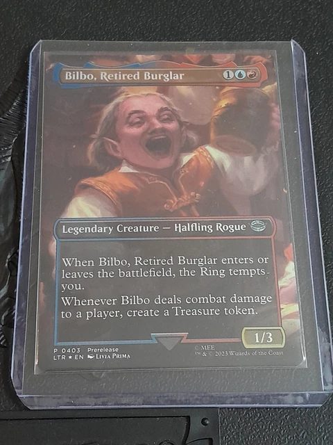 MTG HERR DER Ringe, P 403 Bilbo, pensionierter Einbrecher RANDLOSE ...