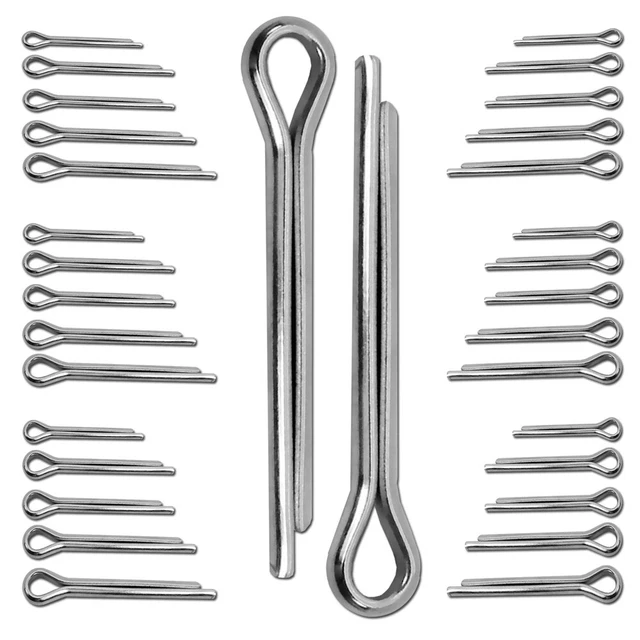 10 STÜCK SICHERUNGSSTIFTE Splinte Stecksplint DIN94 Federstecker ...