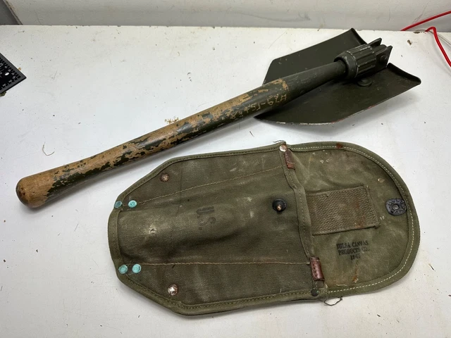 ORIGINAL WW2 US Army Folding Entrenching Tool / Shovel £67.50 - PicClick UK