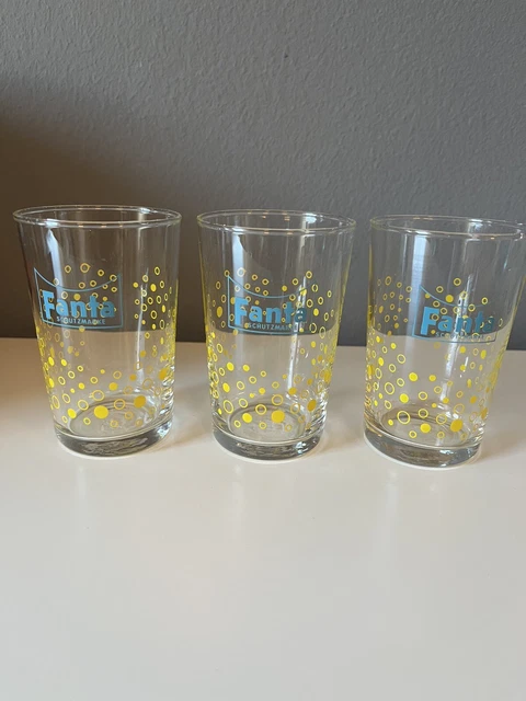 VETRO FANTA ANNI 60/70 Coca Cola Bubble Design Space Age vecchio ...