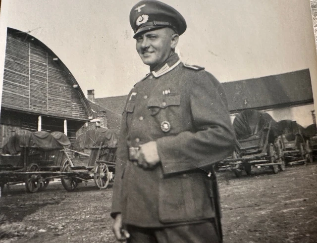 PK FOTO PORTRAIT Wehrmacht WH Uffz. Infanterie - VWA Silbern ...