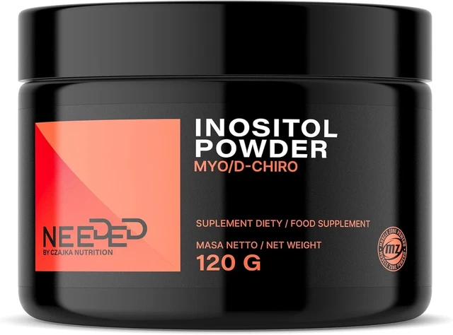 NATURAL 120G INOSITOL Powder - Myo-Inositol & D-Chiro for Hormonal ...