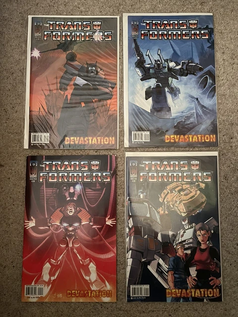 OLD TRANSFORMERS COMICS Devastation Excellent Condition Issue 1, 2, 3 And 4 £14.99 - PicClick UK