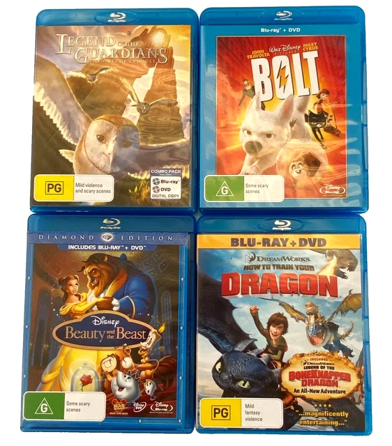 KIDS/FAMILY THEMED MIXED Bundle 4x Asrtd Animated Movies-All Blu-Ray ...